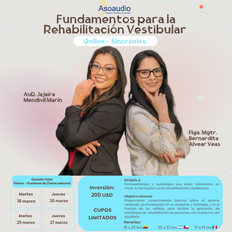 Curso Fundamentos para la Rehabilitación Vestibular – ASOAUDIO